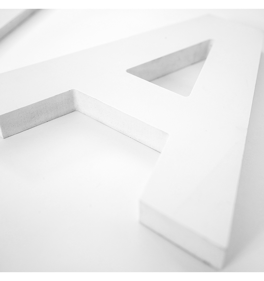 Compre Letra Caixa em XPS fonte Arial | Deck Decore